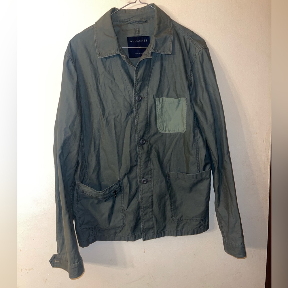 Allsaints Men’s Sierra Jacket, Small - Gem